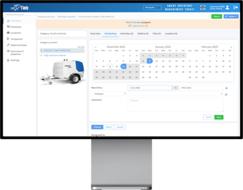 Furniture Asset Management Software || Timly Software System